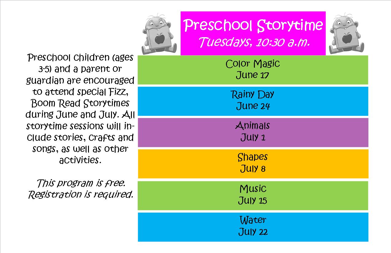 Preschool Storytime